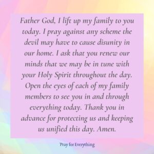 5 Powerful Prayers for Family Unity
