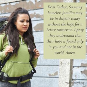 10 Ways to Pray for the Homeless