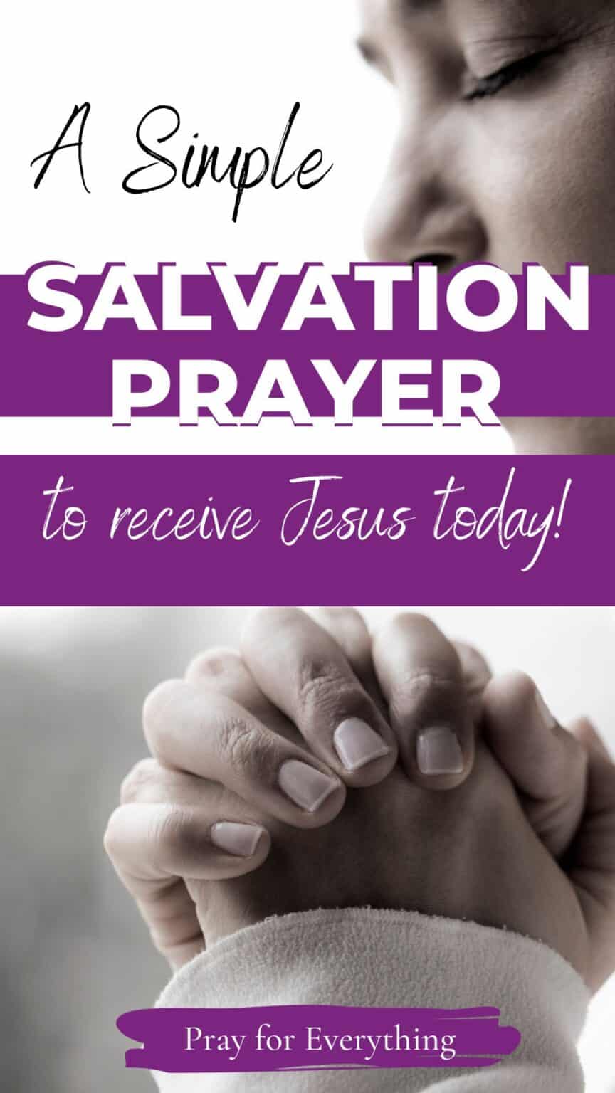 A Simple Salvation Prayer to Receive God Today