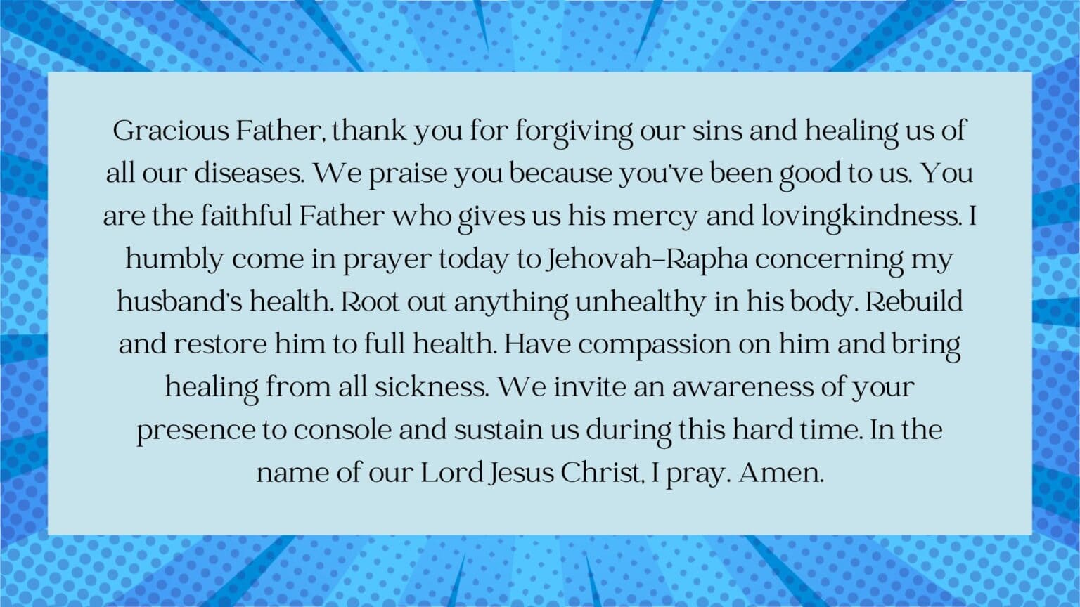 13 Powerful Healing Prayers for My Sick Husband