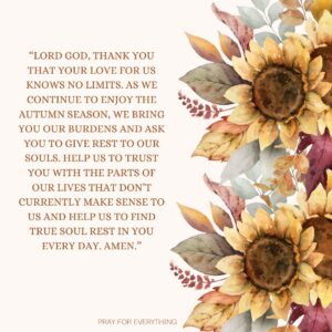 10 Inspiring Autumn Prayers