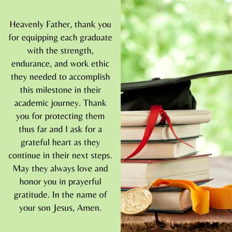 Powerful Graduation Prayers
