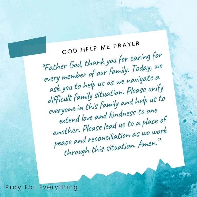 18 Powerful God Help Me Prayers