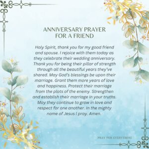 10 Heart-Warming Anniversary Prayers