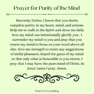 6 Poweful Prayers for Purity