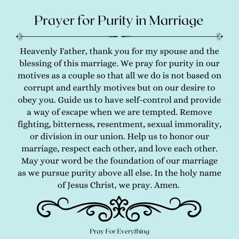 6 Poweful Prayers for Purity