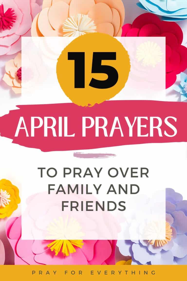 15 Happy New Month of April Prayers