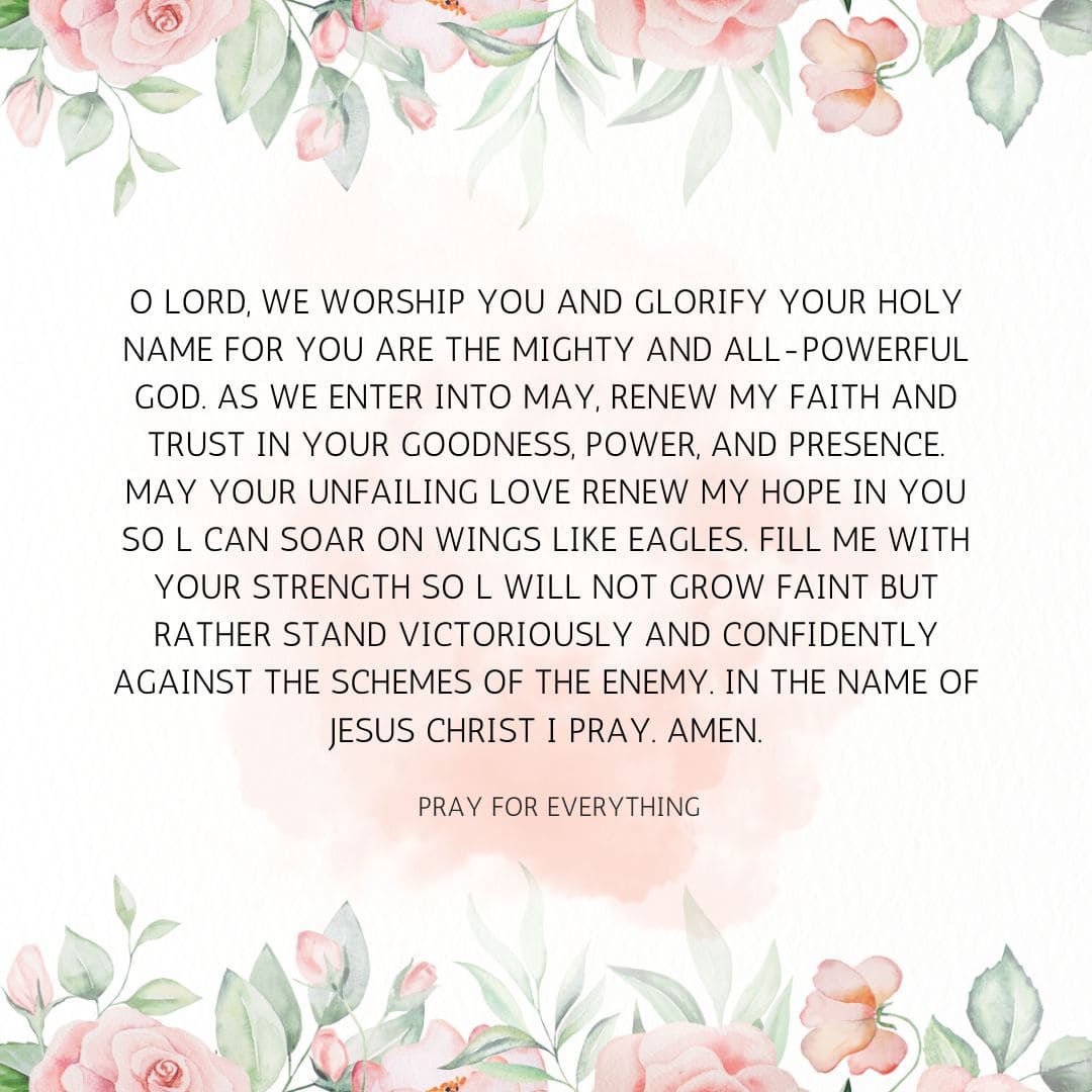 15 New Month of May Prayers