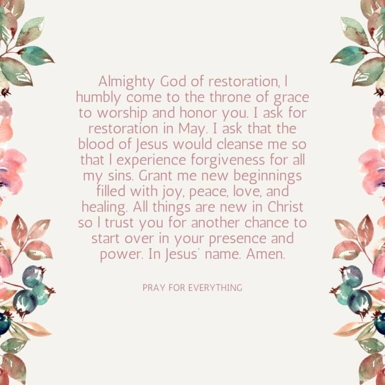 15 New Month of May Prayers